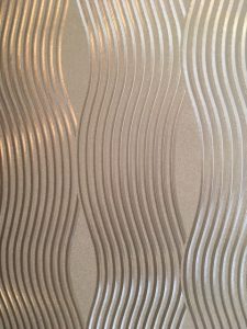 Textured wall effect - bedroom - Ian Ball Painting and Decorating