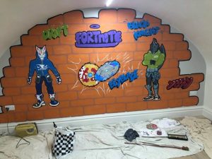 Fortnite Wall Mural - Ian Ball Painting and Decorating
